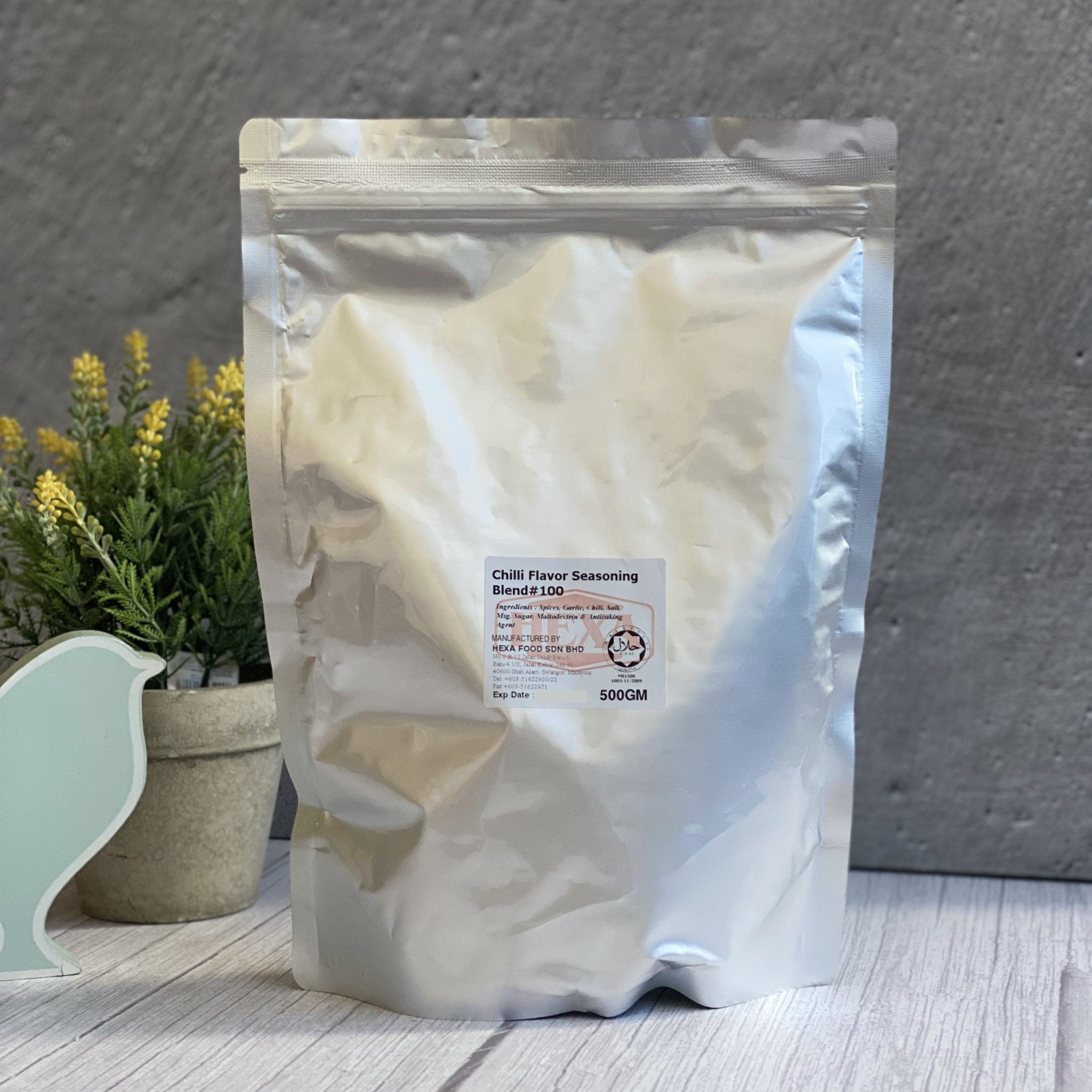 Hexa Halal Chili Flavor Seasoning #100 500G - HexaFood