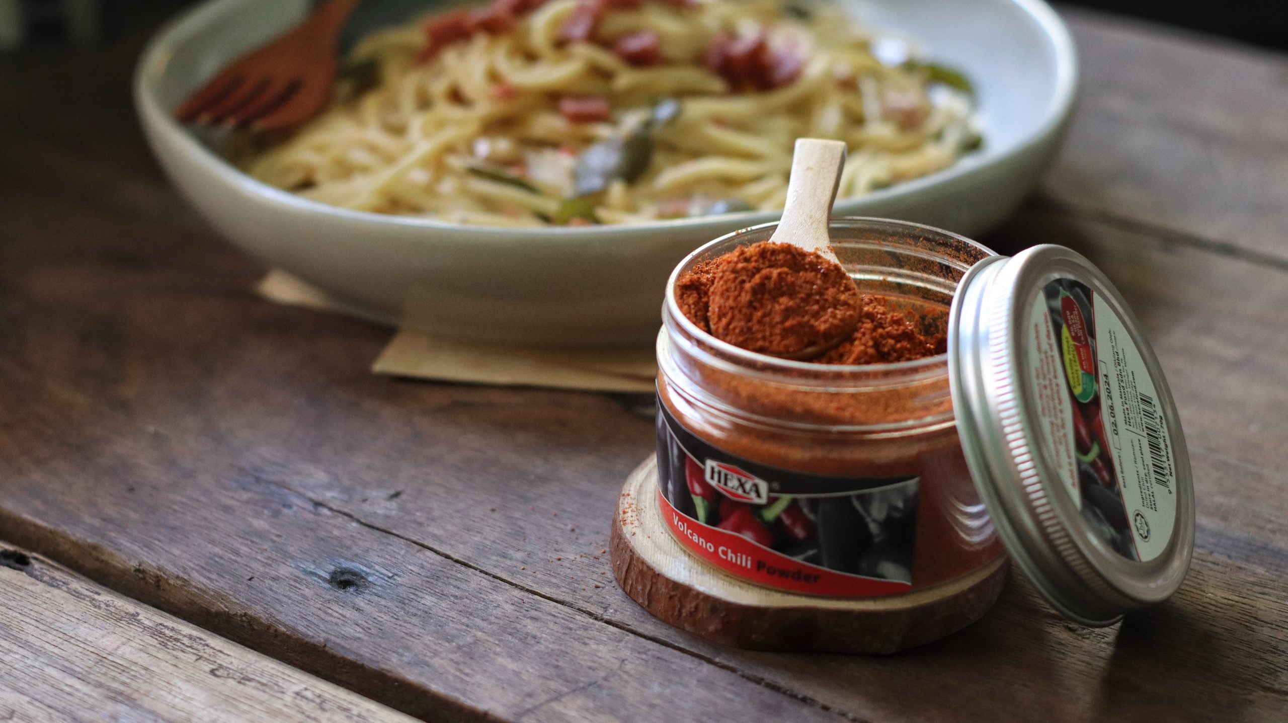 Spicy Stir Fried Noodles using HEXA Volcano Chili Powder - HexaFood