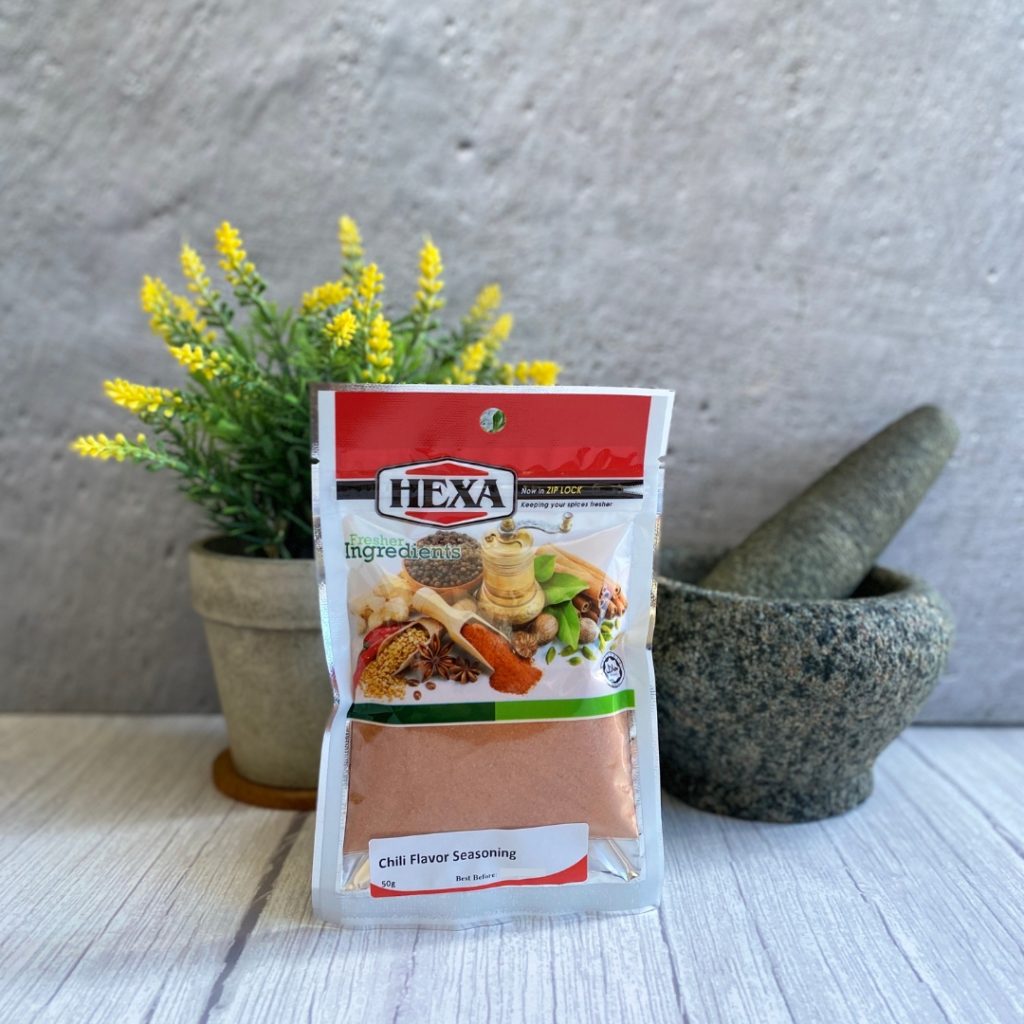 Hexa Halal Chili Flavor Seasoning #100 500G - HexaFood