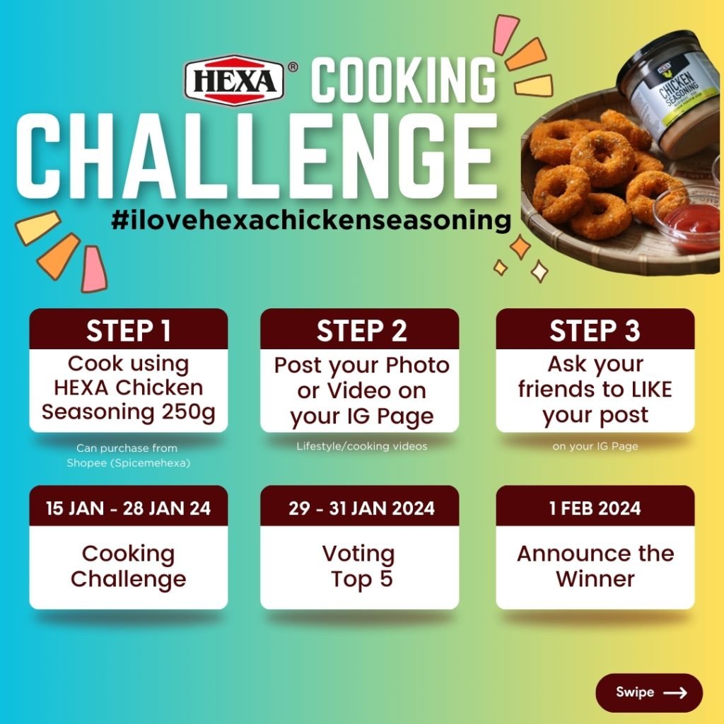 HEXA x Giselle: #ilovehexachickenseasoning Cooking Challenge - HexaFood