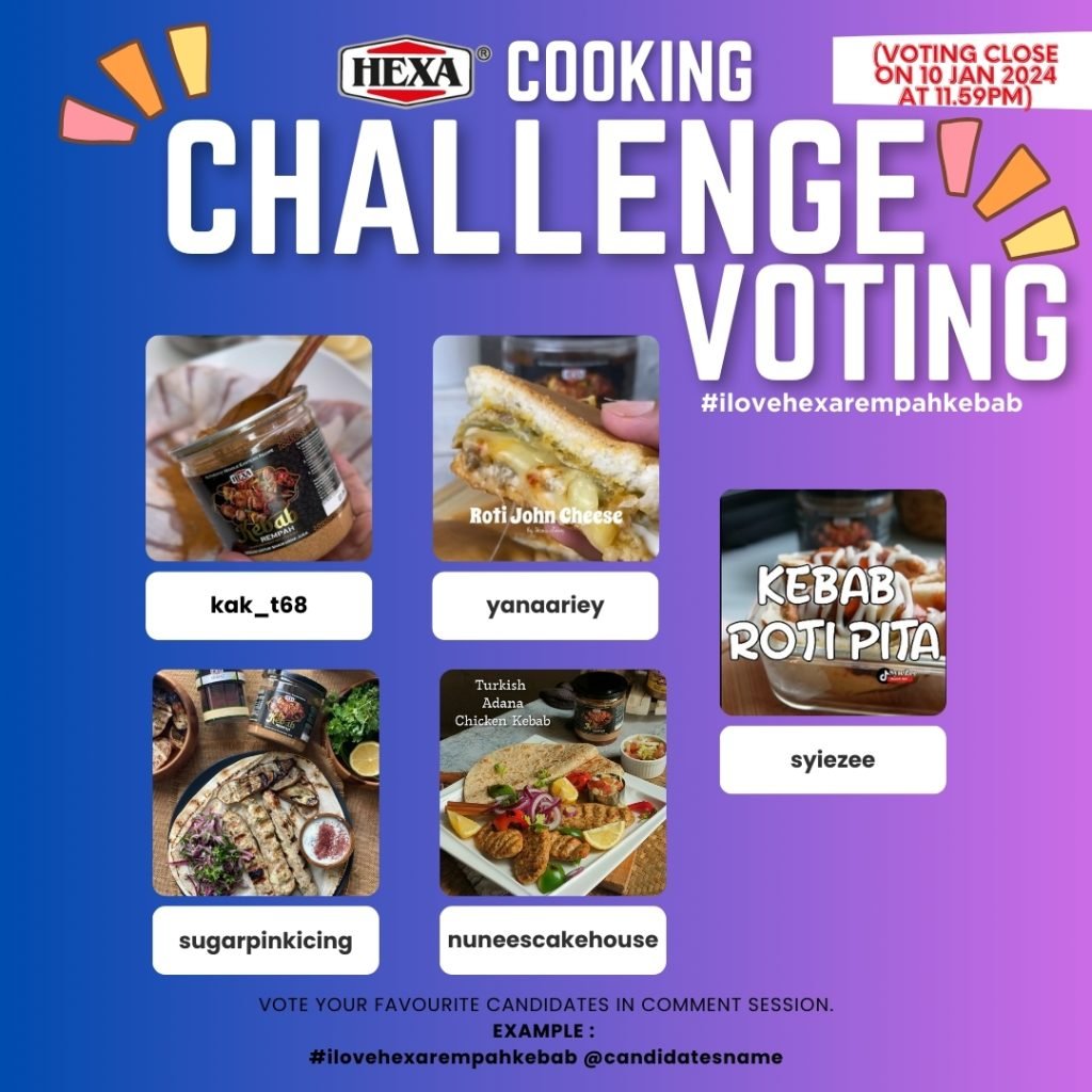 HEXA x Giselle: #ilovehexarempahkebab Cooking Challenge - HexaFood