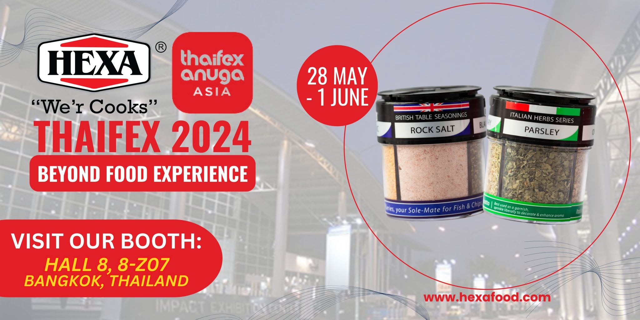 HEXA @ THAIFEX Anuga Asia (28 May - 1st June 2024) - HexaFood