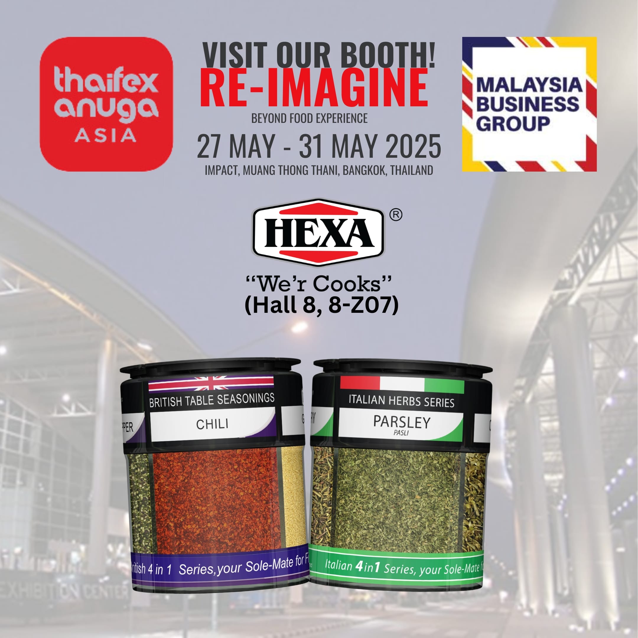 HEXA Food at THAIFEX – Anuga Asia 2025: Come Visit Us! - HexaFood