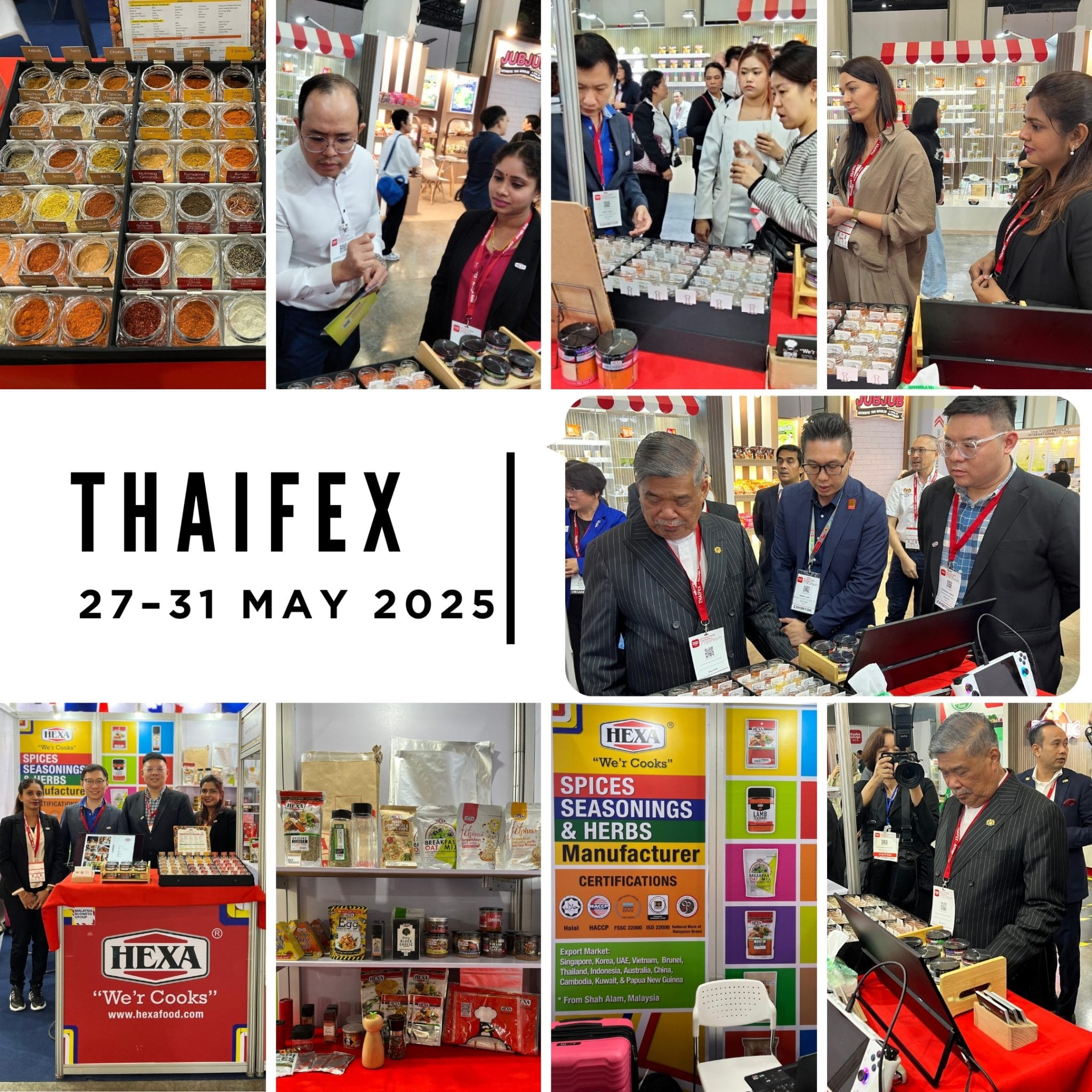 HEXA Food at THAIFEX – Anuga Asia 2025: Come Visit Us! - HexaFood